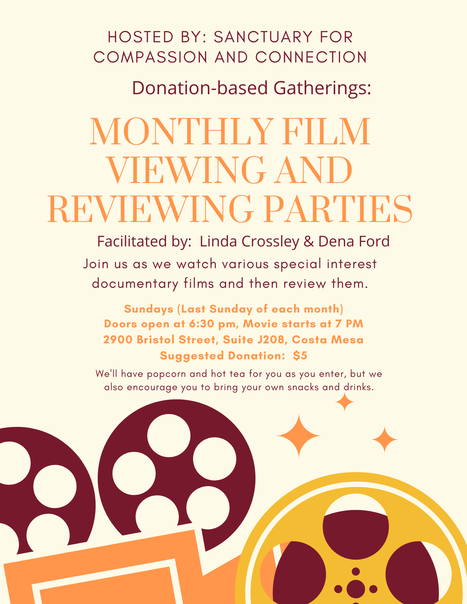 2020 Monthly Film Viewing and Reviewing Parties – Sanctuary for ...