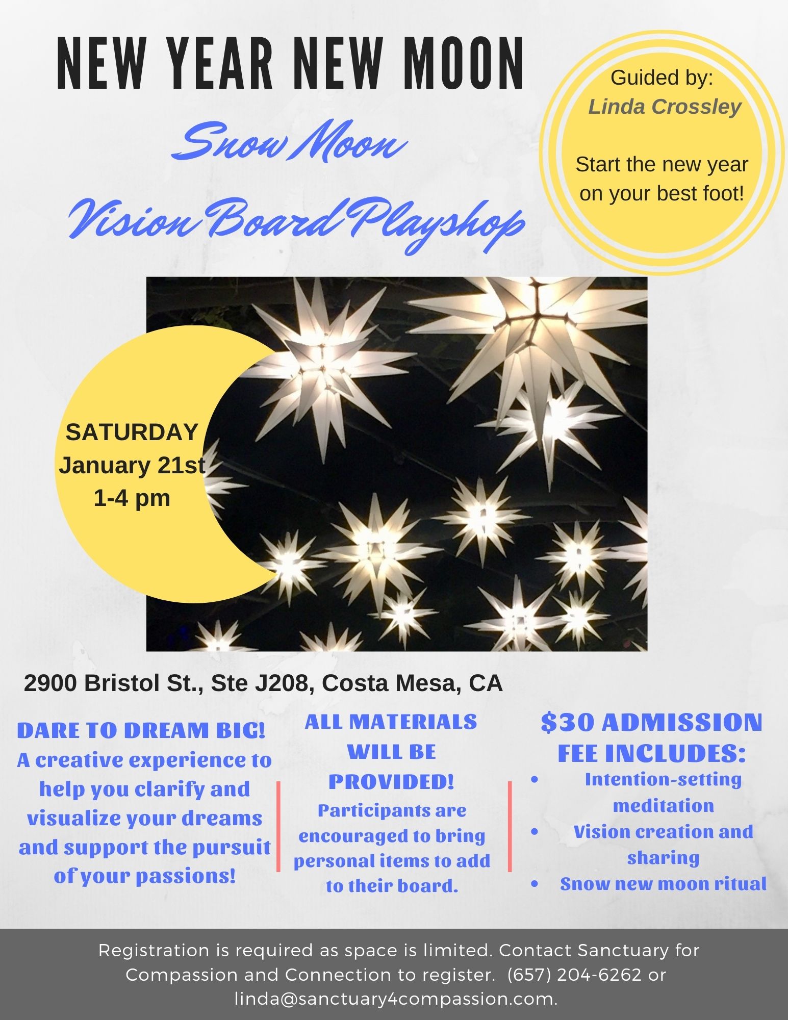 New Year New Moon Vision Board Playshop – Sanctuary for Compassion and ...